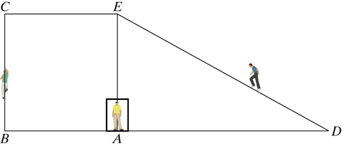 Solved There are three different ways to get from location A | Chegg.com
