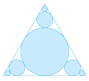 calculus - Infinitely Many Circles in an Equilateral Triangle - Mathematics Stack Exchange