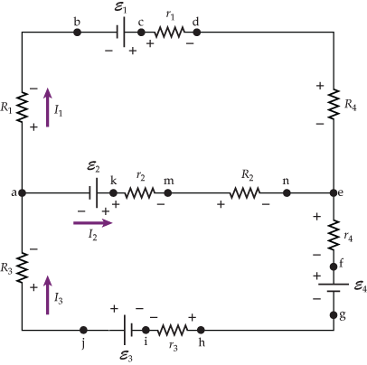 Solved Apply the loop rule to loop abcdenmka in the figure | Chegg.com