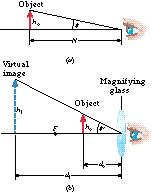 Solved: The Angular Magnification Of A Magnifying Glass (f... | Chegg.com