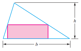 Solved: The Figure Shows A Rectangle Inscribed In A Given ... | Chegg.com