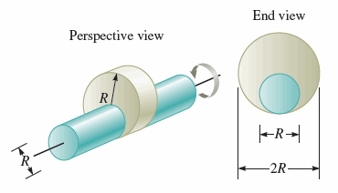 Solved: A Cam Of Mass M Is In The Shape Of A Circular Disk... | Chegg.com