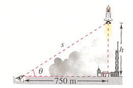 Solved A television camera at ground level is filming the | Chegg.com