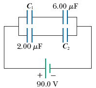 Solved For the system of capacitors shown in the figure | Chegg.com