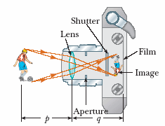 Solved: Figure 36.36 Diagrams A Cross-section Of A Camera.... | Chegg.com