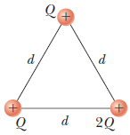 Solved Three positive charges are located at the corners of | Chegg.com