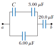 Solved Four capacitors are connected as shown in the figure | Chegg.com
