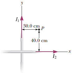 Solved: Two Long, Straight Wires Cross Each Other Perpendi... | Chegg.com