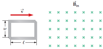 Solved A rectangular coil with resistance R has N | Chegg.com