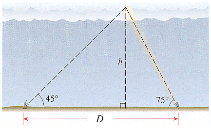 Solved: To Measure The Height Of The Cloud Cover At An Air... | Chegg.com