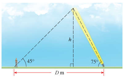 Solved A)To measure the height of the cloud cover at an | Chegg.com