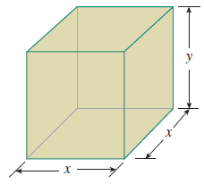 (Solved) - A rectangular box is to have a square base and a volume of ...