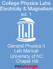 WebAssign - College Physics Labs - Electricity and Magnetism 1st edition