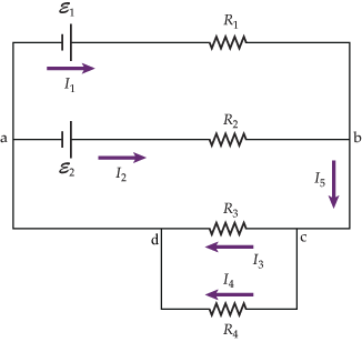 Solved In the circuit below, the currents through the three | Chegg.com